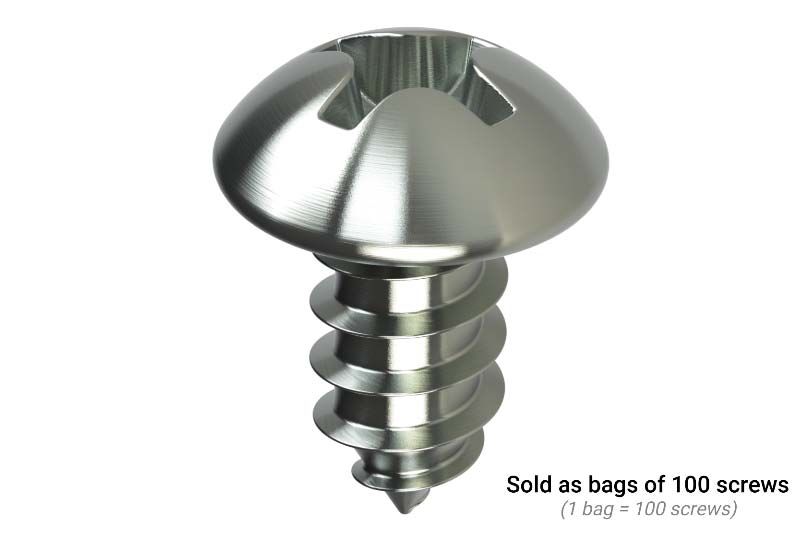 SCREWS-013-100 | Screws for Internal Plastic Mounting Bosses